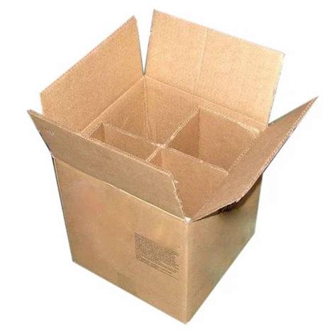 Brown Corrugated Fitments Partitions Box For Storage Rs 30 Box Id