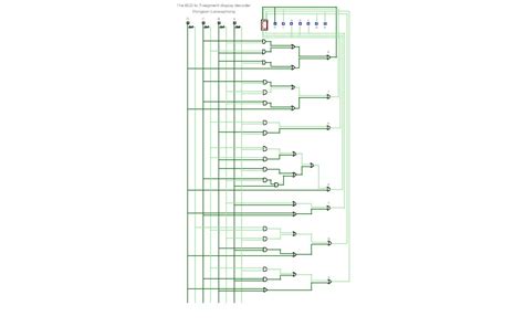 Circuitverse The Bcd To Segment Display Decoder