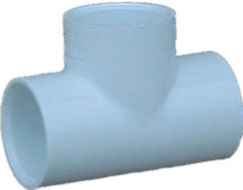 Lasco Bc Reducing Pipe Tee X In Slip Pvc White Sch