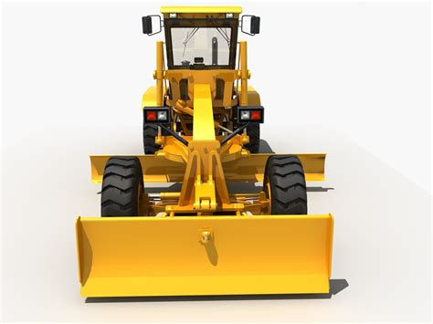 Motor Grader 3d Model 69 Fbx Max Obj Free3d