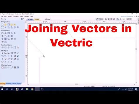Vcarve Pro And Aspire Tutorial Join Vectors And Center
