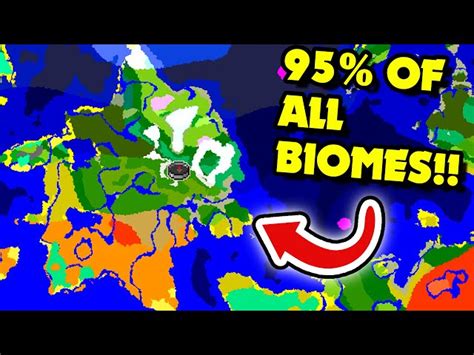 Minecraft All Biomes Map