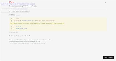 Schematics Webviewer Codesandbox