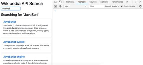 How To Use Wikipedias Search Api To Build A User Interface With Ramdajs
