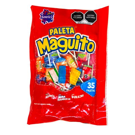 Sonrics Paleta Tix Tix Grande Bolsa Con 30 Piezas Caja Con 24 Bolsas