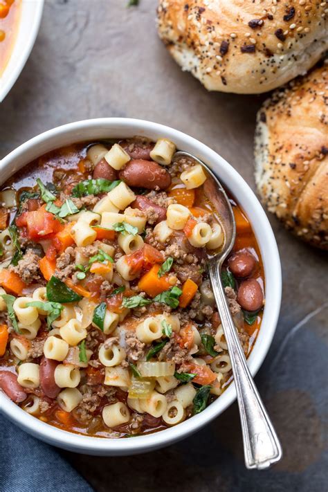 A Comforting Heart And Delicious Soup Recipe This Pasta Fagioli Will Become A Dinnner