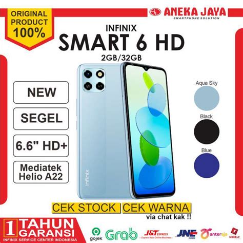 Jual Infinix Smart 6 HD 2 32GB Baru Segel Asli Pabrik Garansi Resmi 1 Tahun Di Seller Aneka Jaya