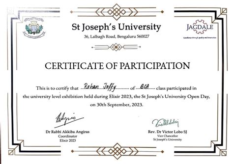 rohan joffy on linkedin i am proud to have participated in st joseph