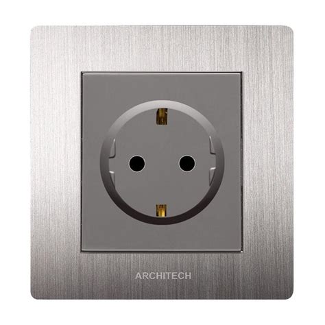 Stop Kontak Silver Platinum Architech Saklar Stop Kontak Socket