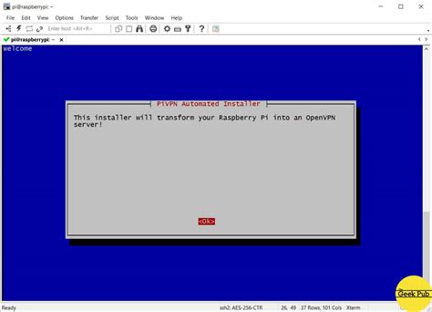 setup a raspberry pi vpn server the geek pub