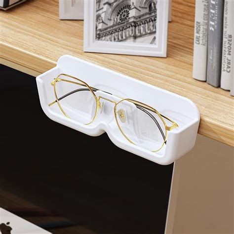 Cabinet Adhesive Glasses Holder Wall Mounted No Drilling Glasses Box
