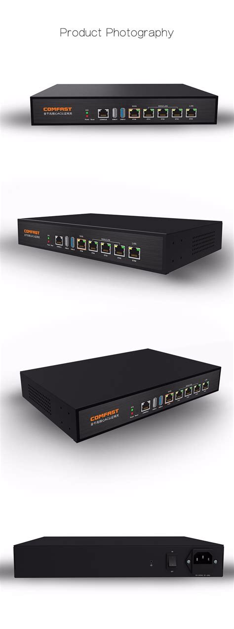 Comfast CF AC Mhz Gigabit AC Authentication Gateway Routing MT Multi WAN Load Balance
