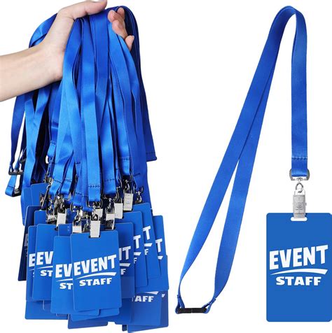25pcs Event Staff Lanyard Lanyard With Id Holder