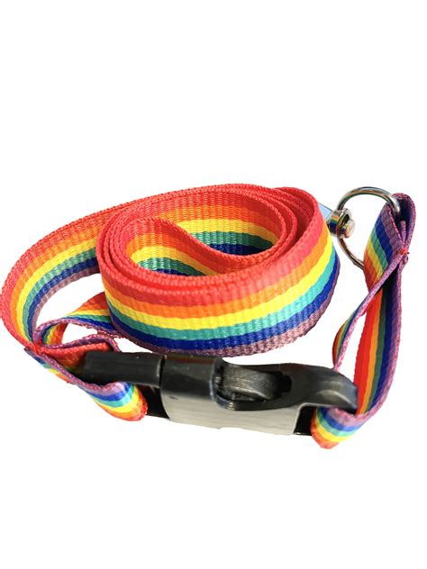 Plain Stock Rainbow Pride Lanyards Custom Factory Direct Lanyards