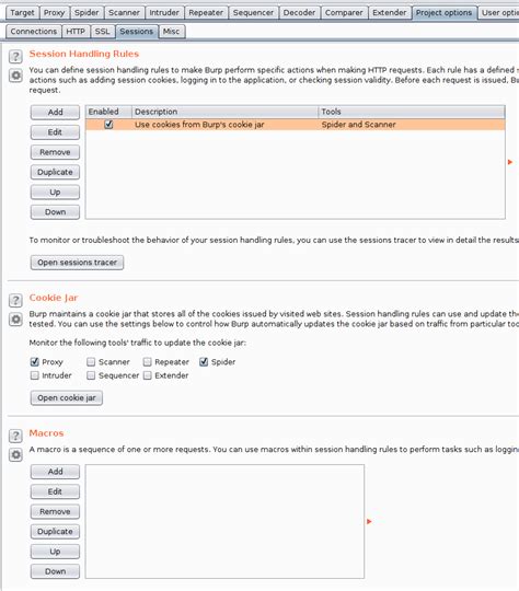 Burp Macros And Session Handling Digininja