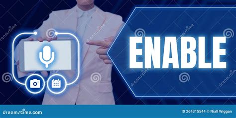 Inspiration Showing Sign Enable Concept Meaning Give Someone Or Something The Authority Or