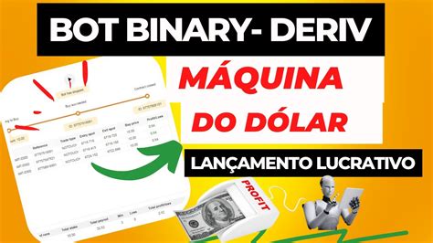 Bot LanÇamento Deriv Binary Lucrativo Youtube