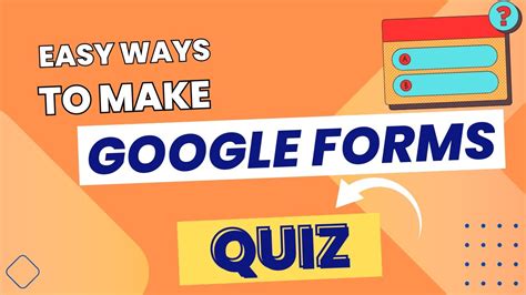 How To Create Google Forms Quiz Google Forms Tutorial Googleform