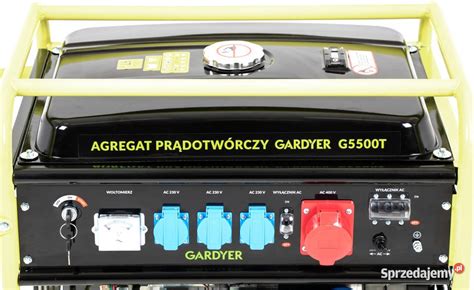 Agregat PrĄdotwÓrczy Generator PrĄdu TrÓjfazowy Gardyer G55… Opalenica
