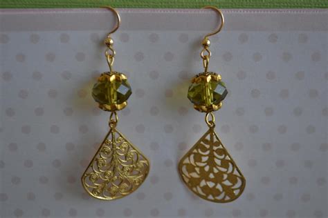 Gold Earrings With Swarovski On Luulla