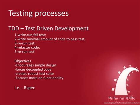 Beginners Overview Of Automated Testing With Rspec Ppt