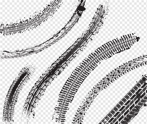 черные следы шин следы шин Png Pngwing