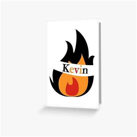 Hello My Name Is Kevin Kevin Fire Design Fire Name Tag Kevin Name Tag Fireman Kevin