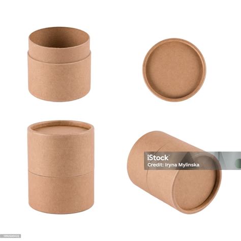 서로 다른 위치에 종이 캡이있는 종이 튜브의 모형 개방 및 폐쇄 흰색 배경에 고립 된 디자인 프로젝트 포장을위한 골판지 용기 화장품 포장 0명에 대한 스톡 사진 및 기타
