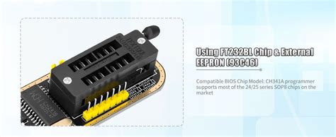 Ch341a Programmer Eeprom Programmer Soic8 Sop8 Flash Chip