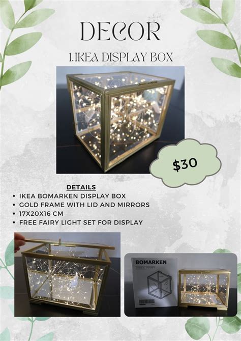 Ikea Display Box Womens Fashion Jewelry And Organisers Accessory Holder Box And Organizers On
