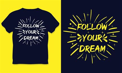 Sigue El Diseño De Letras Tipográficas De Tus Sueños Vector Premium