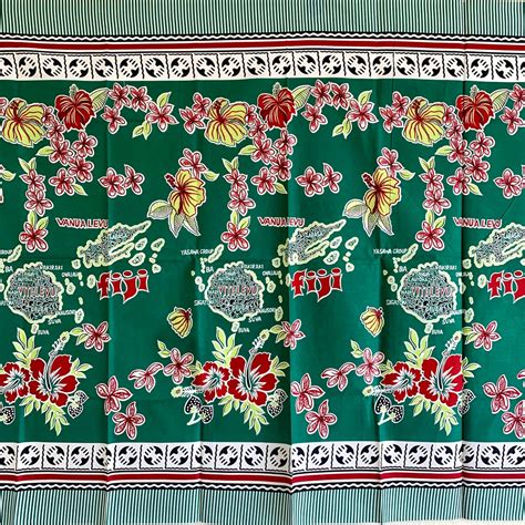 Fiji Fabric Panel Vintage Quilting Fabric Vintage Fabric Calico