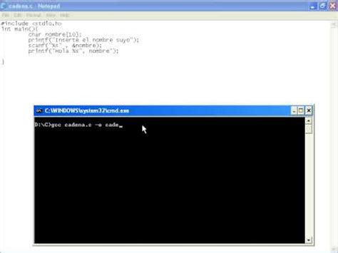 Manejo De Cadenas En C YouTube