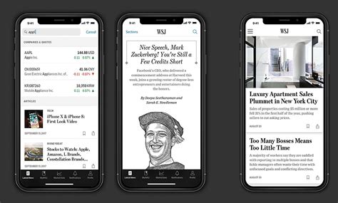 Wsj Ios App Communication Arts