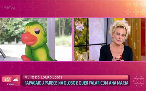 Filho do Louro José aparece durante programa e Ana Maria Braga se