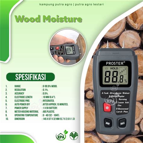 Wood Moisture Meter Digital Alat Ukur Kadar Kelembaban Kayu Dan Kertas