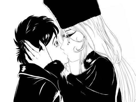 Galaxy Express 999 Kiss Maetel Monochrome Tears Tetsuro Hoshino White
