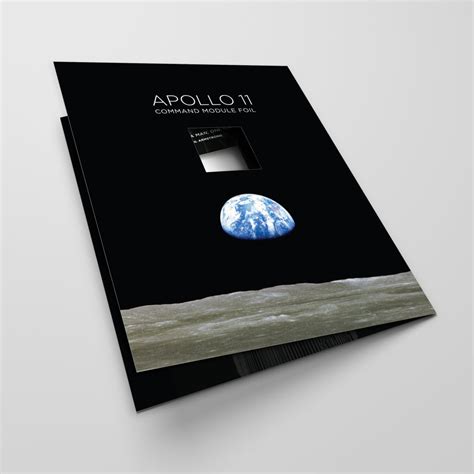 Apollo 11 Command Module Foil Collectible Specimen Includes Display