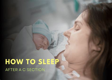 How To Sleep After A C Section Sleep Savvy