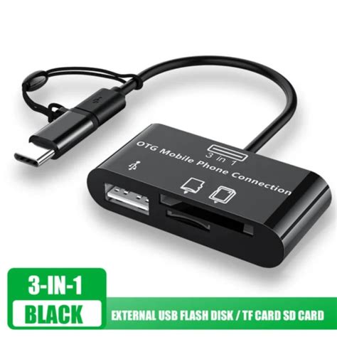 Multi Function Otg Mobile Phone Connection Tools Support Type Cmicro Usb Host Adapter Card