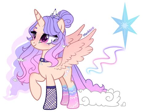 Mlp Next Gen Adoptable Twi X Rainbow Dash By Marihht On Deviantart