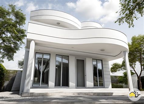 نقشه خانه دوبلکس کوچک در تهران با نمای مدرن