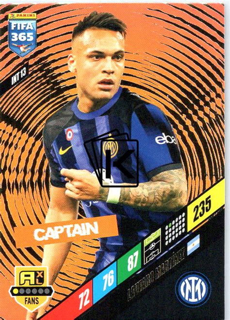 Fotbalová Karta Panini Fifa 365 2024 Adrenalyn Xl Int13 Lautaro