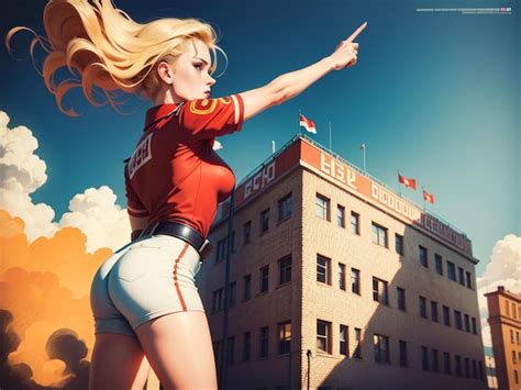 Premium Ai Image Cccp Poster Soviet Poster Ussr Flag In The