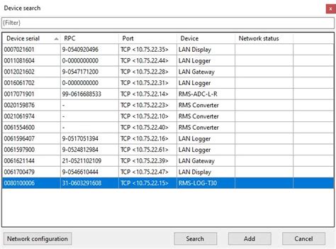 Software Overview Rms Monitoring Software Working With The Rms Software Configure Rms