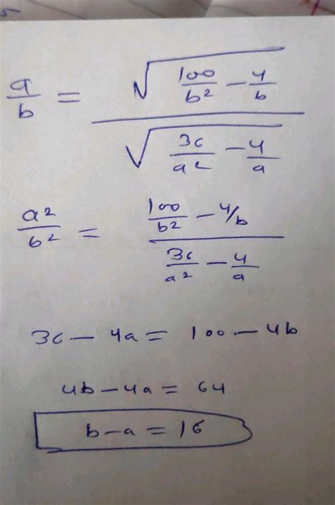 If A Y Are The Roots Of Equation Ax2 6x 1 0 And B 6 Are The
