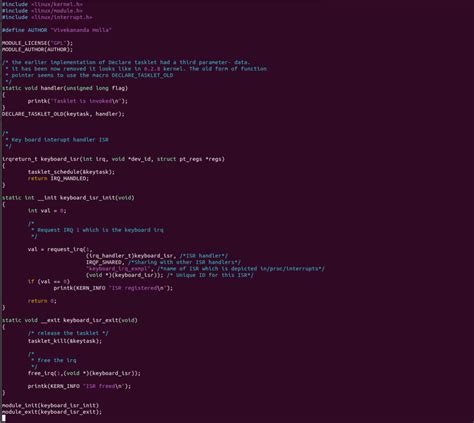 Tasklet Example Code With Statically Initialized Tasklet Hitch Hikers Guide To Learning