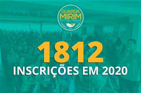 Inscrições de 2020 encerradas Guarda Mirim de Foz do Iguaçu