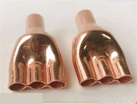 4 Way Fitting Copper Branch Solding Split Union Connector Manufacturer