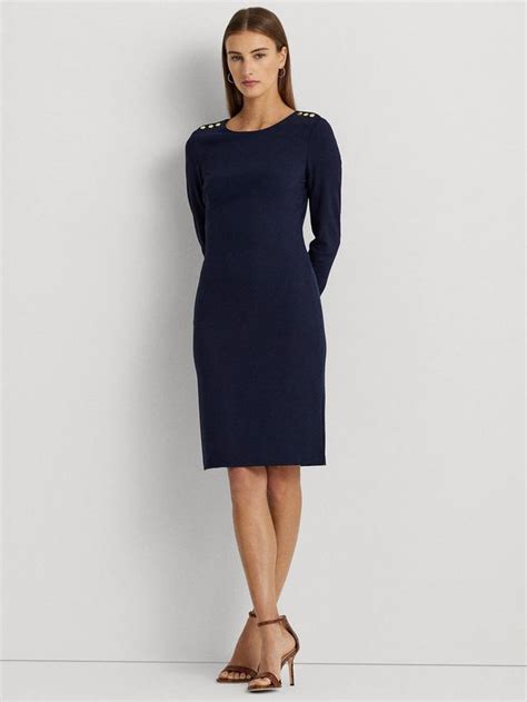 Lauren Ralph Lauren Romee Ponte Dress Lighthouse Navy